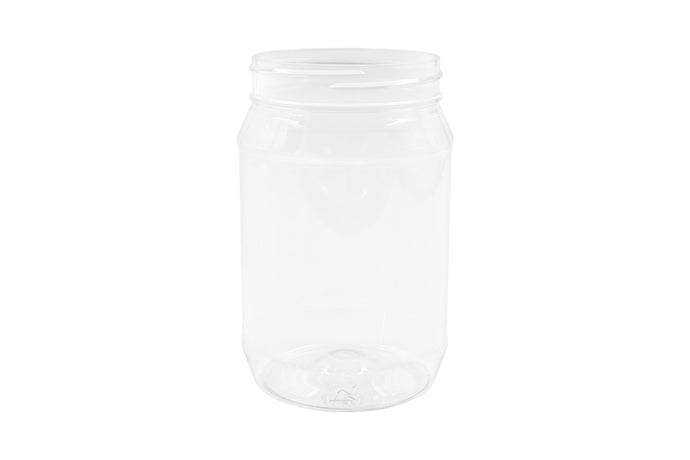 18 oz Clear PET Round Jar 70 mm Deep Skirt – Richards Packaging